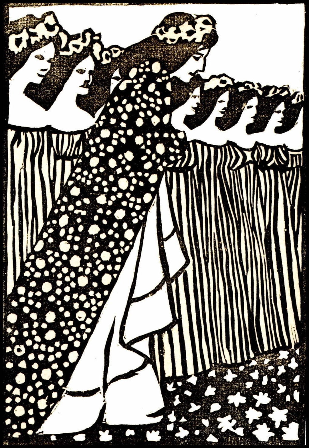 Art Nouveau Print - Mileva Stoisavljevic, the Grey Princess From VER ...