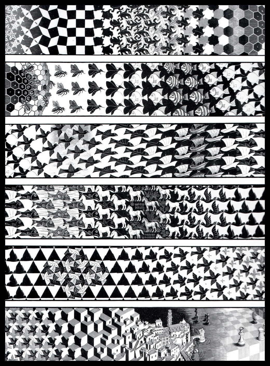 M C Escher Metamorphosis Ii