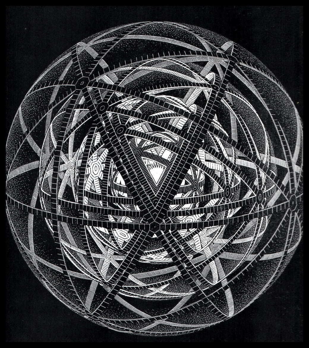 MC Escher Print Escher Art Concentric Rinds | Etsy