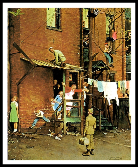 Norman Rockwell Christmas Homecoming