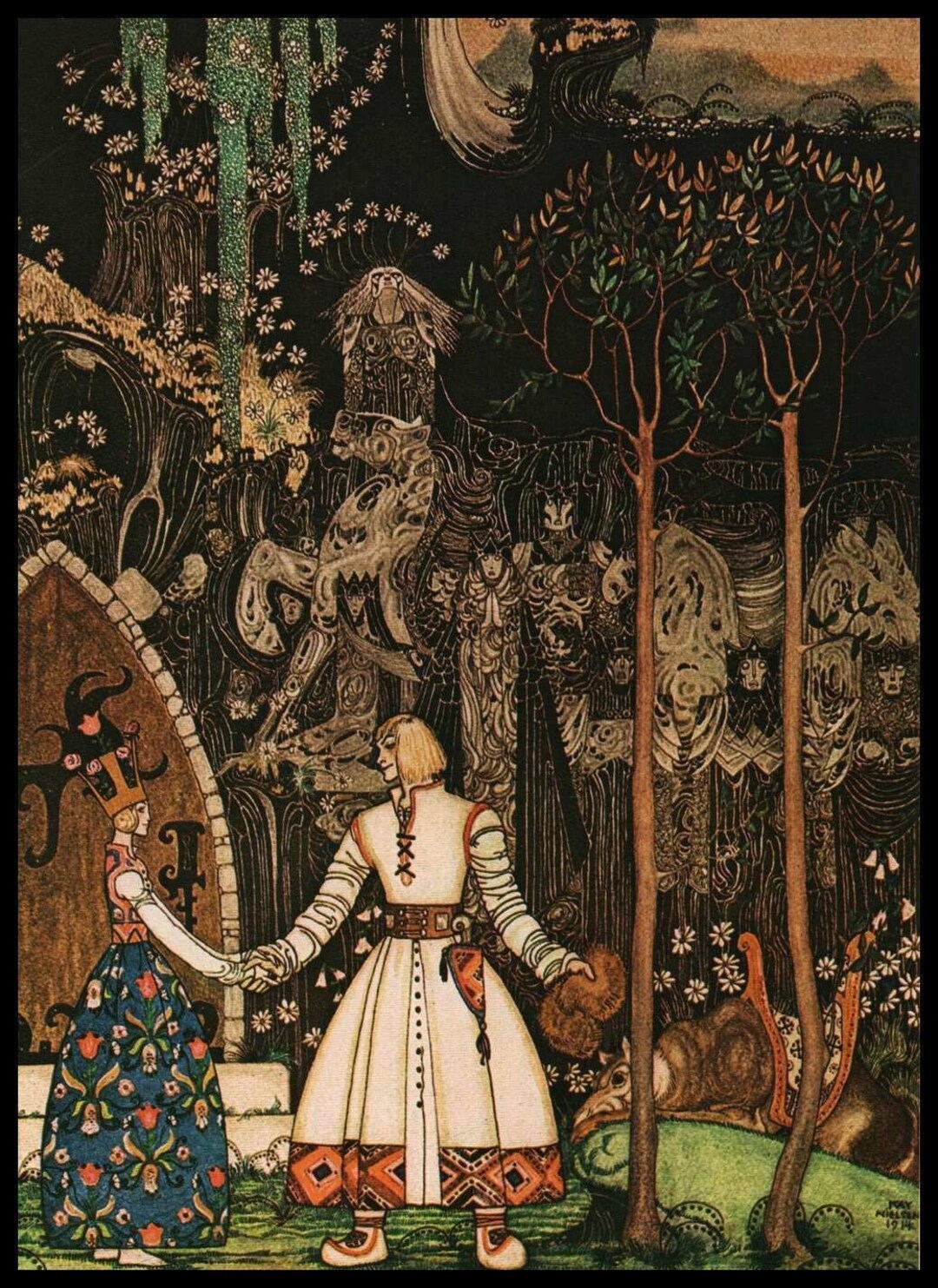 Kay Nielson Print, Fairy Tale Print, Folklore, Fantasy Wall Art ...