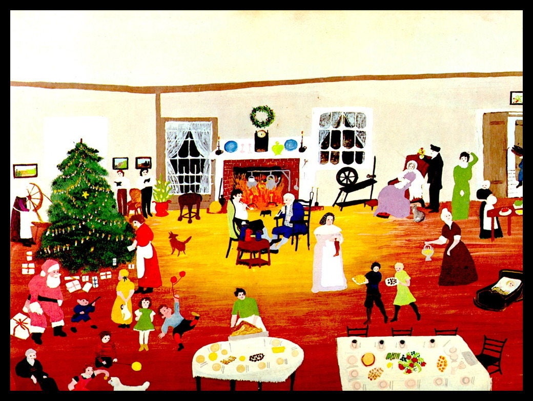 Grandma Moses Grandma Moses Print Vintage Americana Country | Etsy