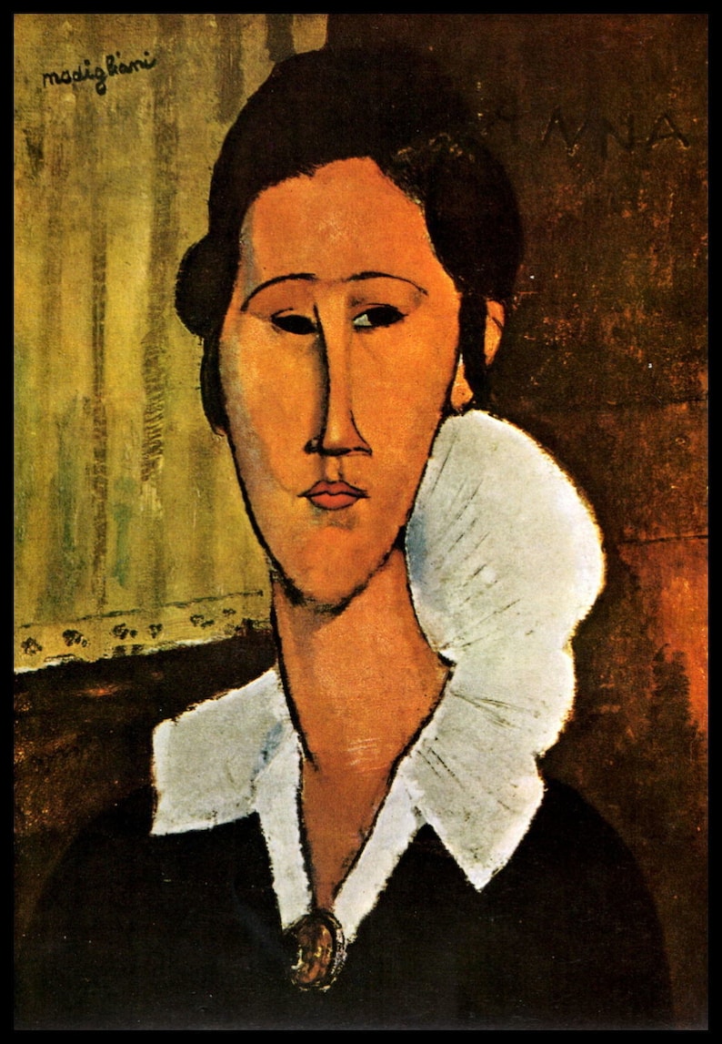 Modigliani Print Modigliani Painting Amedeo Modigliani Home - Etsy