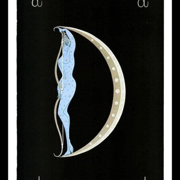 Erte Alphabet Print - Etsy