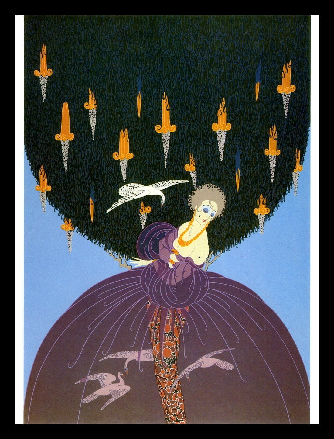 Erte Art Deco Erte Pints 1920's Home Decor Wall | Etsy