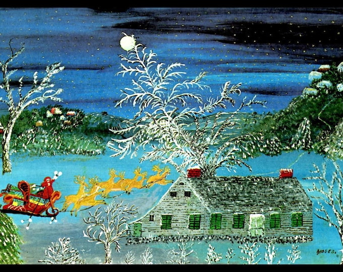 Grandma Moses, Grandma Moses Print, Vintage Americana, Country Home ...