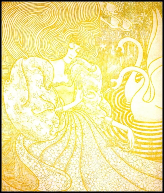 Art Nouveau Print Art Nouveau Poster Wall Art Home Decour | Etsy