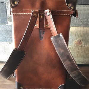 Leather Backpack, Steamer Pack, Backpack for Men, 15" Laptop Bag ...