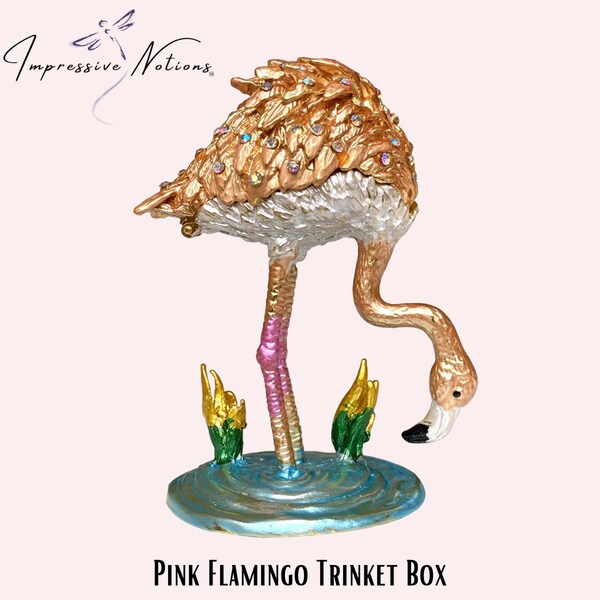 Flamingo Trinket Box - Etsy