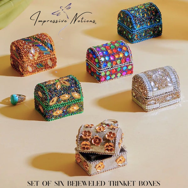 Small Beaded Boxes - Etsy