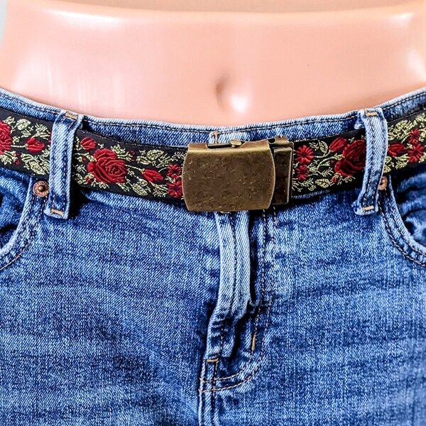 Floral Belt - Etsy