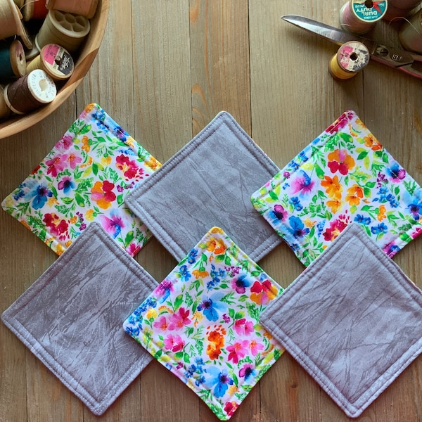 Fabric Coasters - Etsy