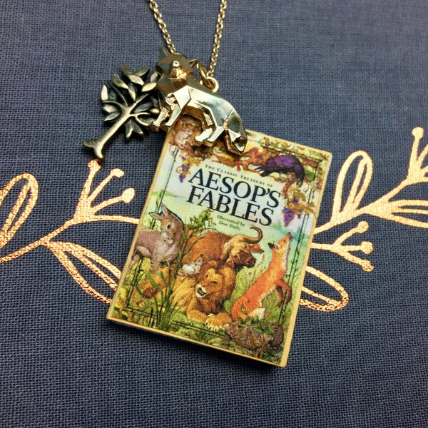 Aesops Fables Tiny Book - Etsy