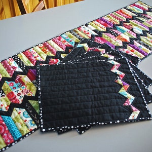 Zigzag Run Table Runner Quilt Pattern (PDF) - Charm Square Friendly - Etsy Australia