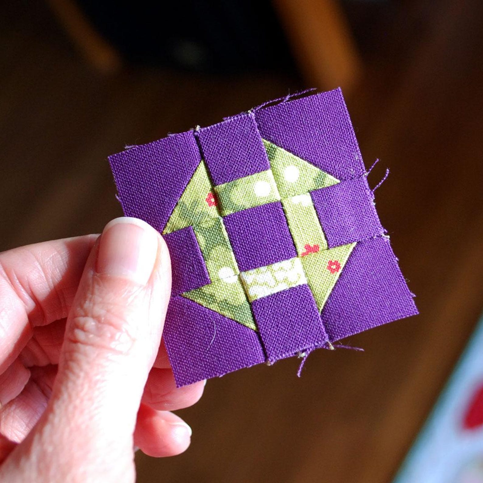 Mini Quilt Block Digital Pattern PDF - Churn Dash - Etsy