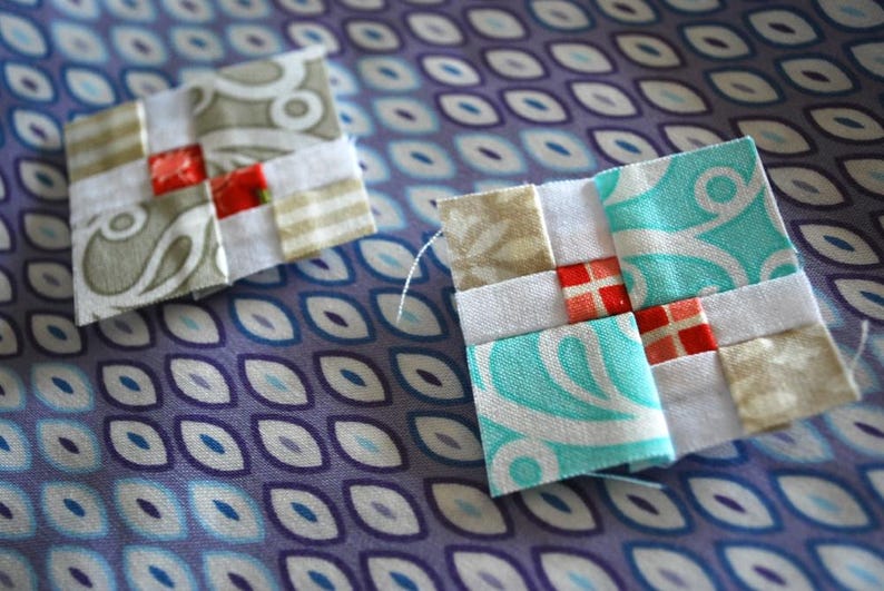 Mini Quilt Block Digital Pattern PDF - Autumn Tints - Etsy