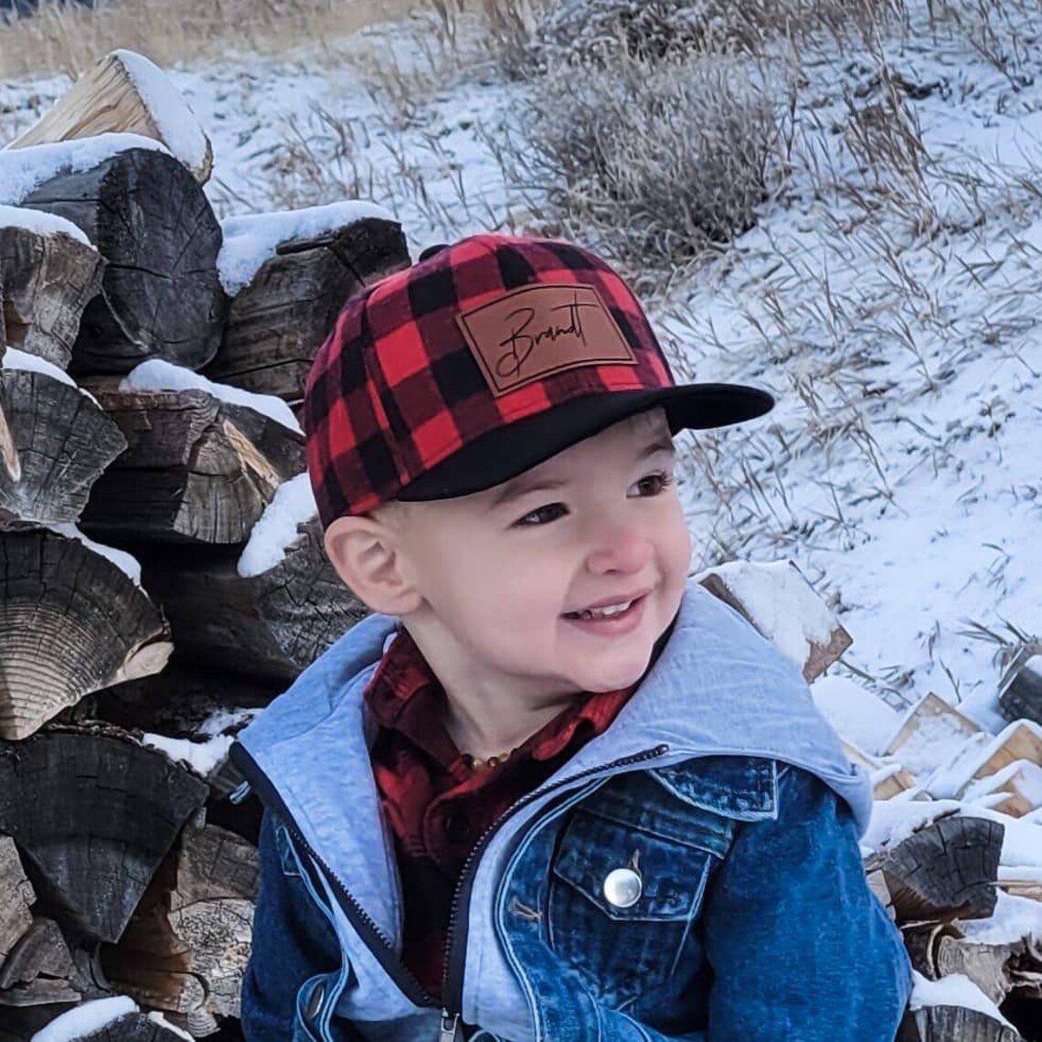 Buffalo Plaid Name Hat - Etsy
