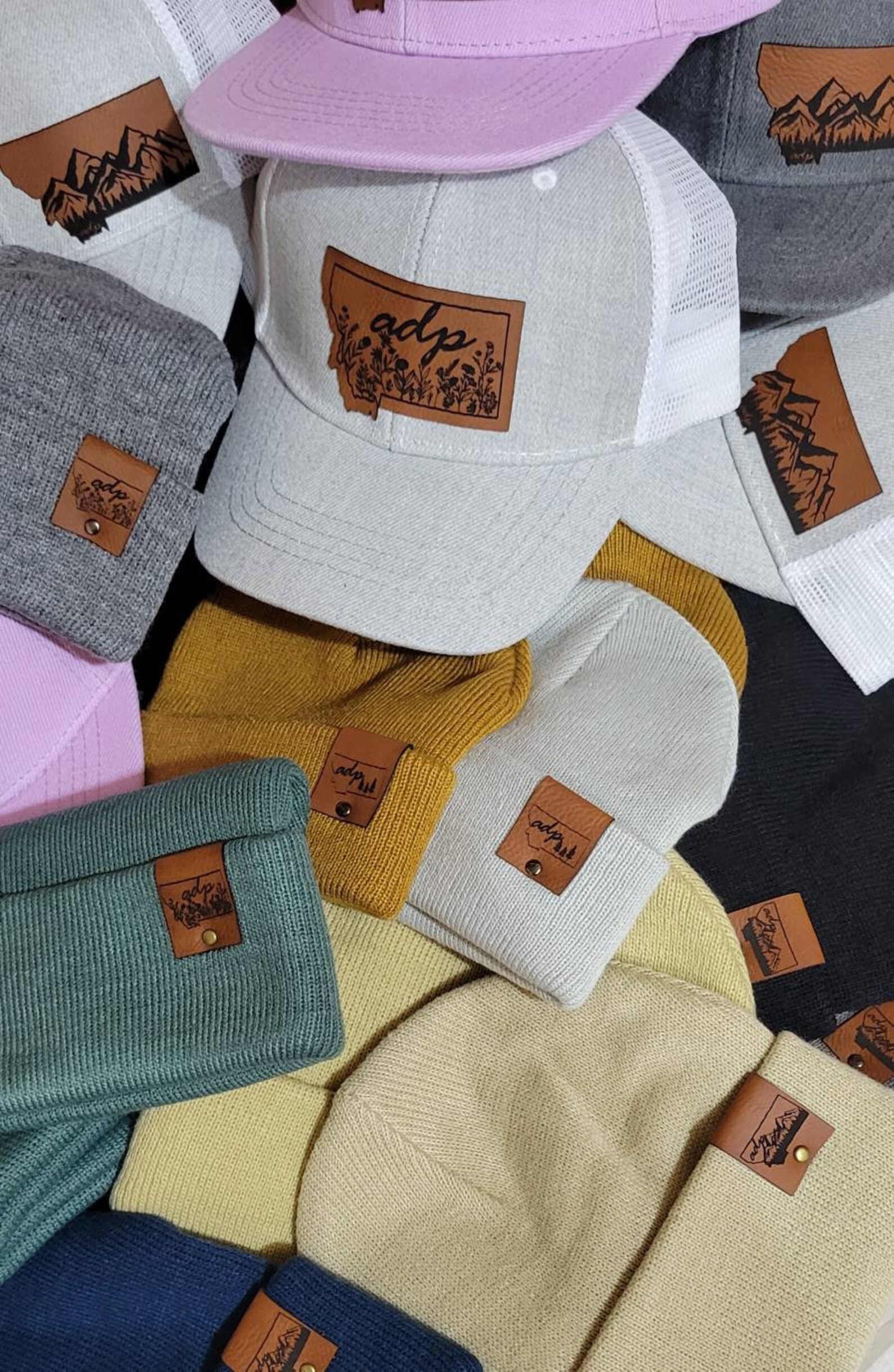 Custom Logo Patch Hat or Beanie - Etsy