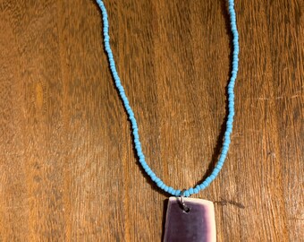 Native American Made Wampum Necklace - Etsy