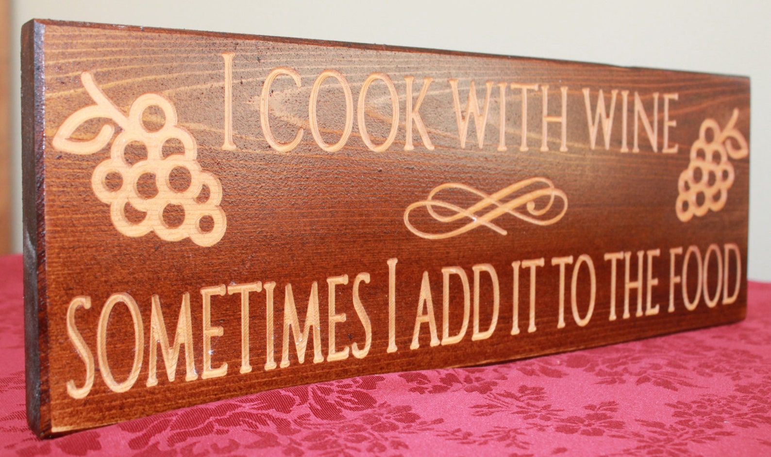 Cook With Wine Well Have a Sip Wood Sign Bar Wine Gift - Etsy