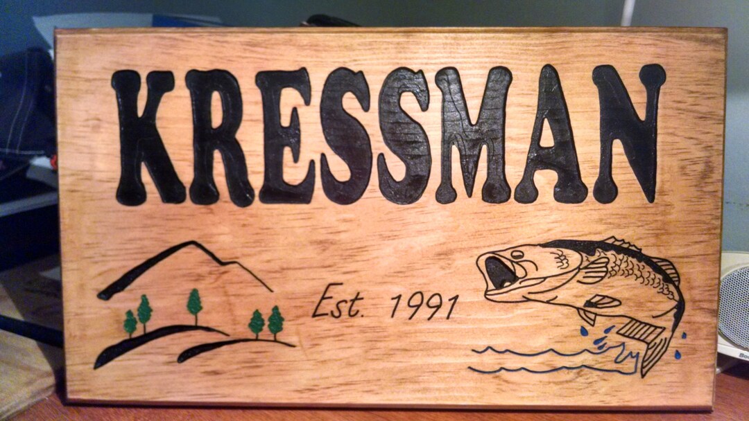 Personalized Sign With Name Date and Almost Any Picture. - Etsy