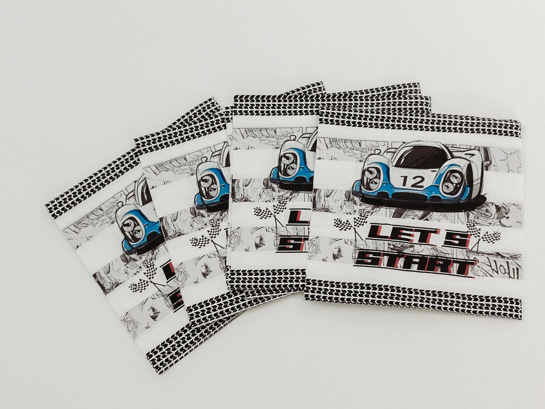 Race Car Napkins, Race Car Party Napkins Car Napkins Race Car Party ...