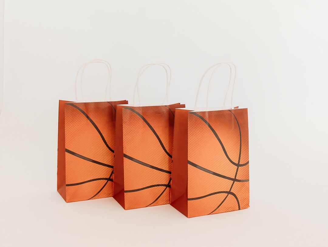 Basketball Gift Bag, Basketball Party Favor Bag, Sports Party ...