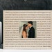 Wedding Song Lyric Art, Frame Song Lyric Frame, Custom Wedding Picture ...