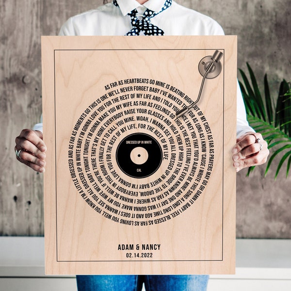 Song Lyrics Wall Art - Etsy