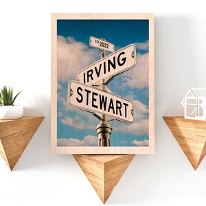 Street Sign With Names Wedding Gift Personalized Engagement Gift Last ...