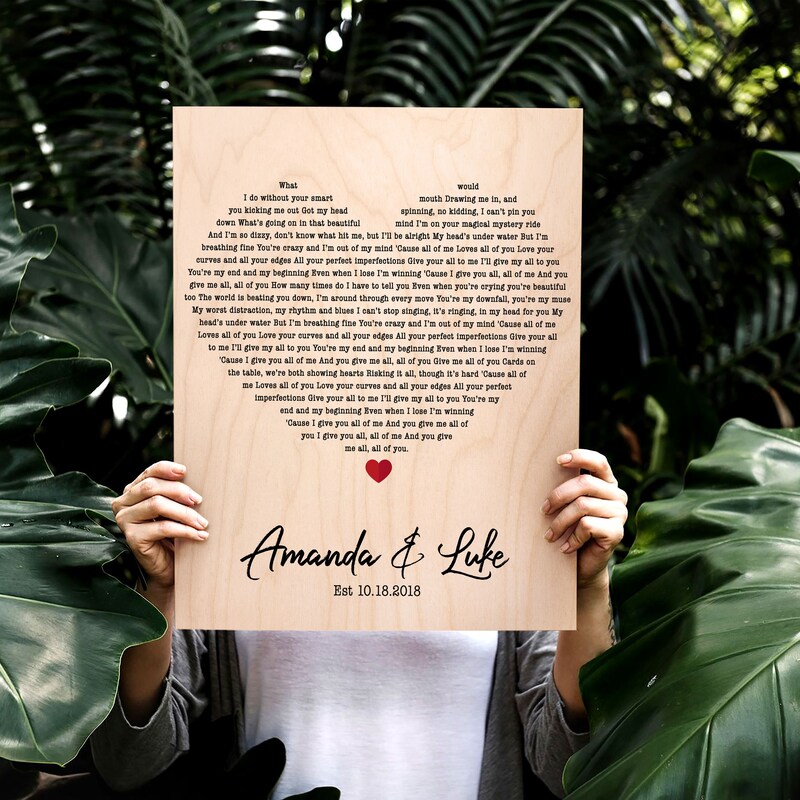 First Dance Lyrics - Etsy