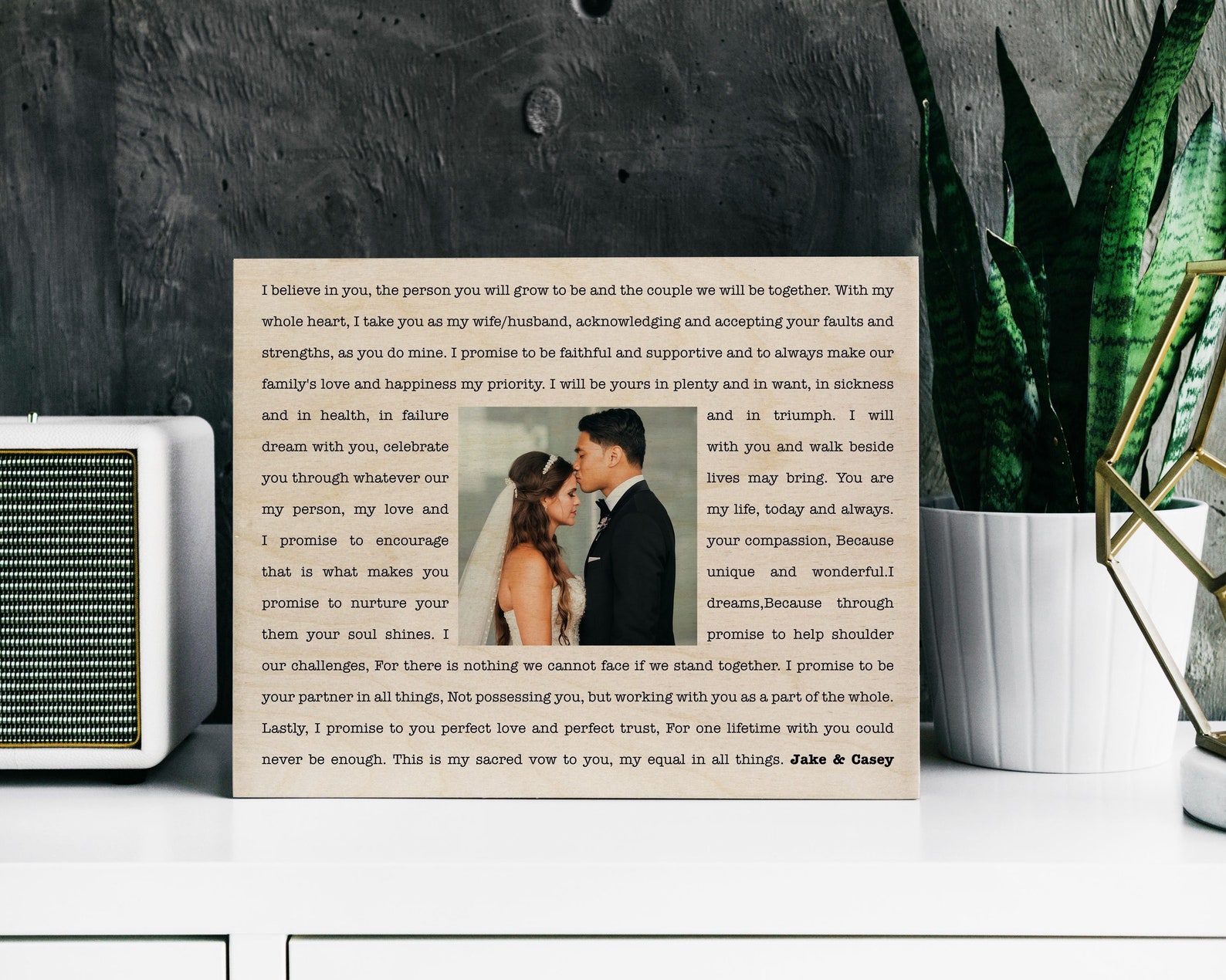 Wedding Song Lyric Art Frame Song Lyric Frame Custom Wedding - Etsy