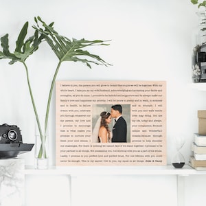 Wedding Song Lyric Art, Frame Song Lyric Frame, Custom Wedding Picture ...