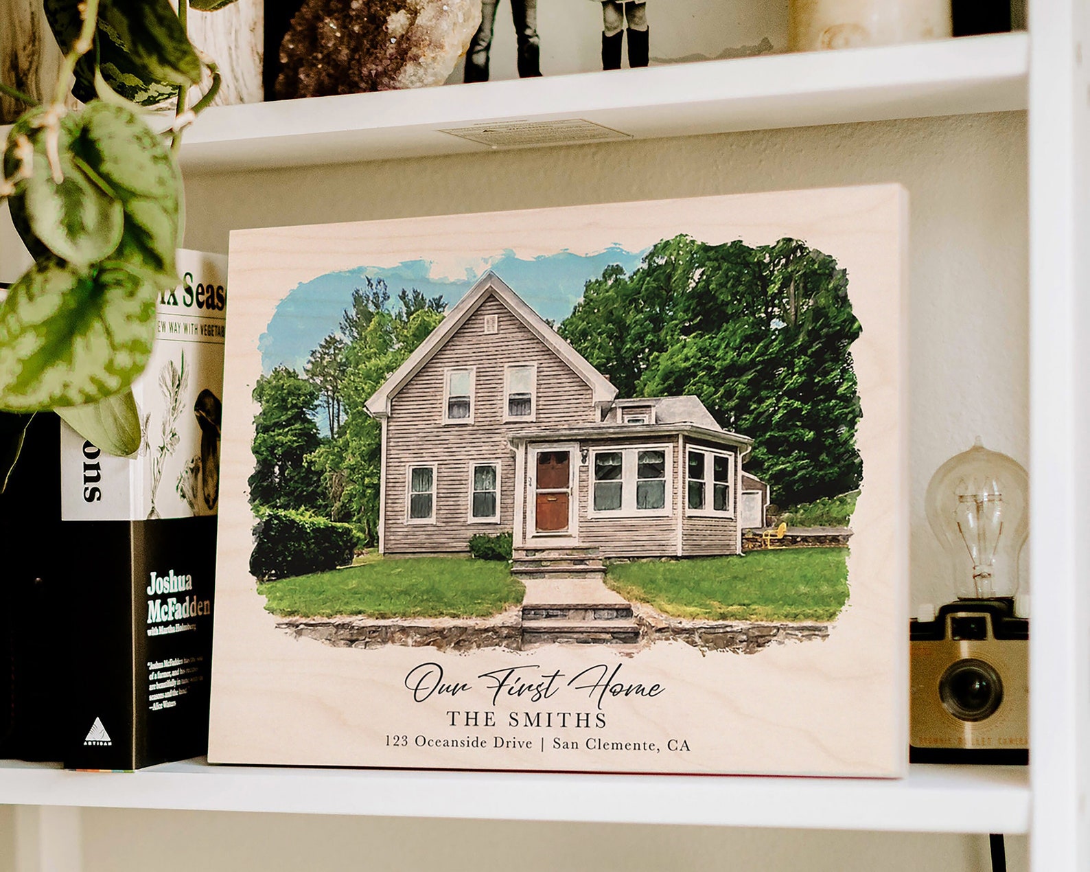 Custom Home Portrait Housewarming Gift First Home Gift Drawing From ...