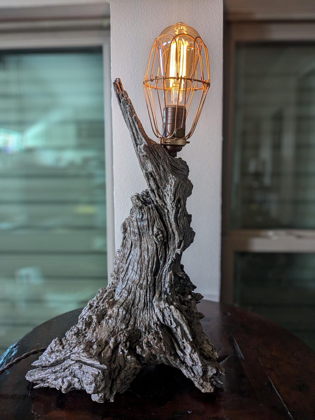 Driftwood Table Lamp - Etsy