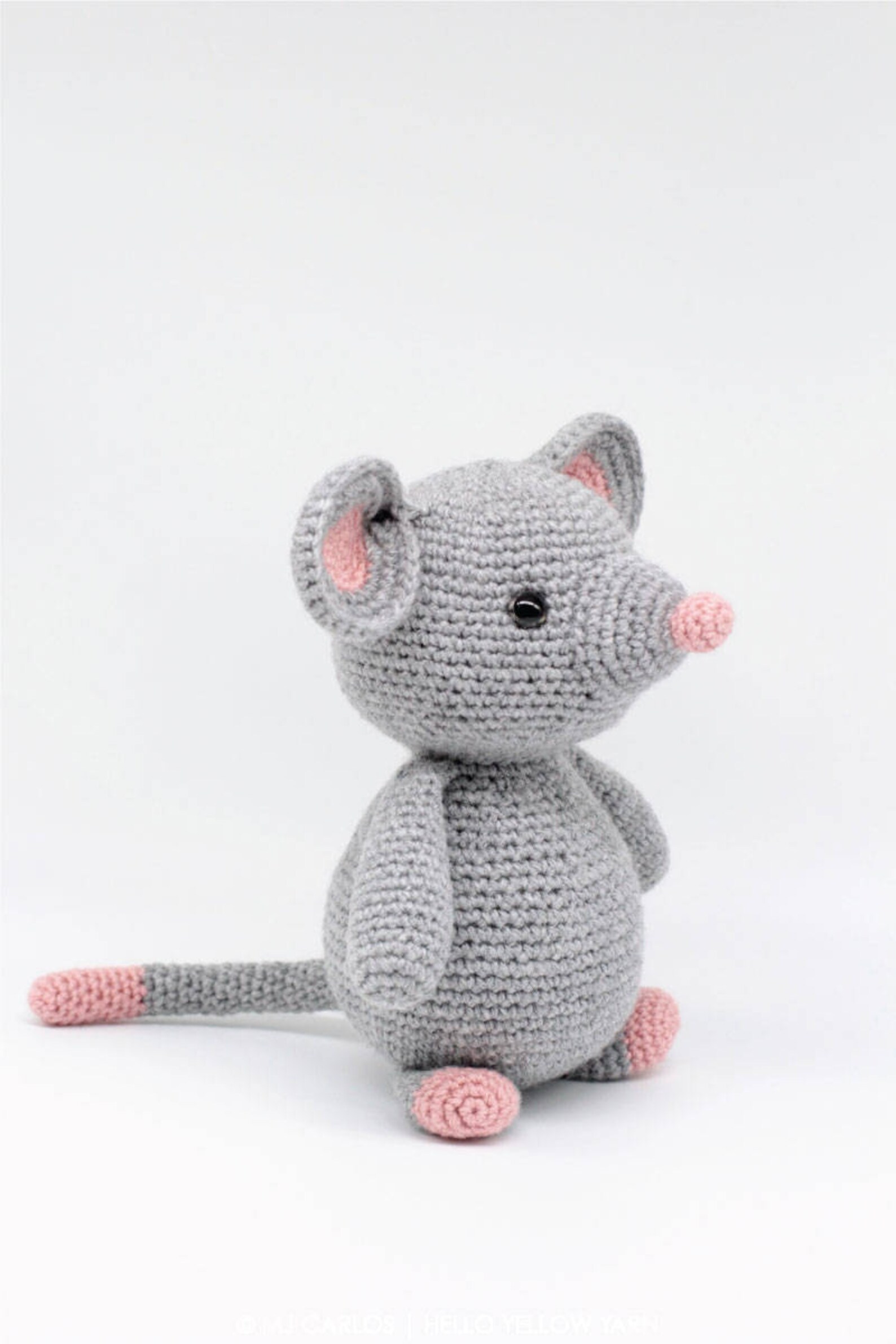 Crochet Mouse Amigurumi Pattern, Remington Mouse and Cheese (PDF - Etsy