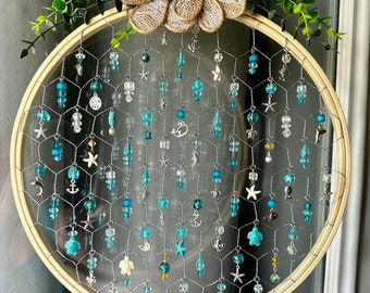 Bead Chicken Wire Suncatcher Hoop - Etsy