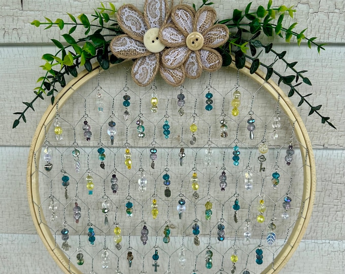 Bead Chicken Wire Suncatcher Hoop - Etsy
