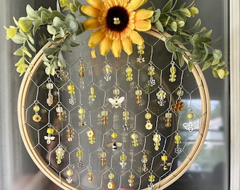 Bead Chicken Wire Suncatcher Hoop - Etsy