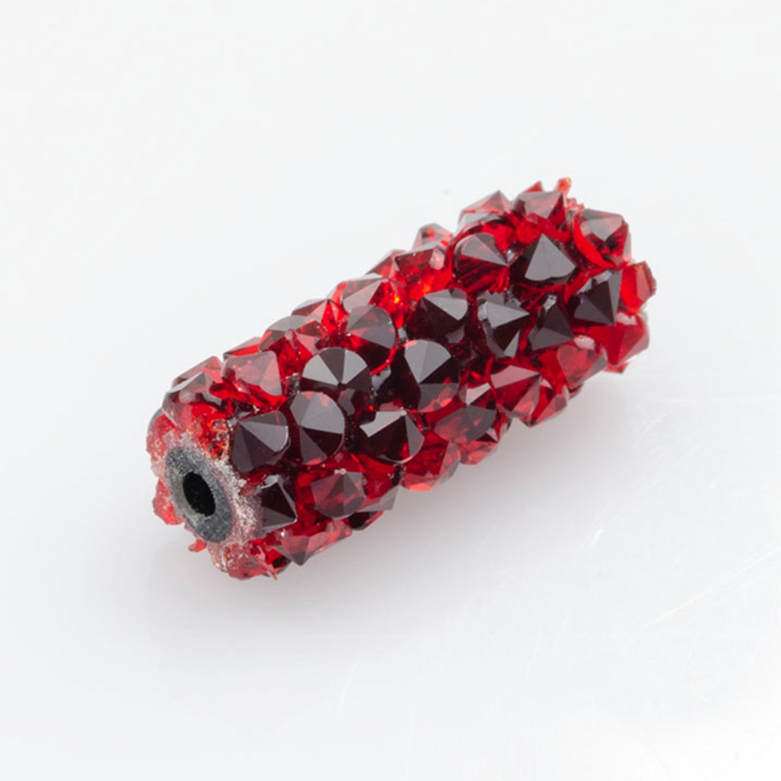15mm Swarovski Lt Siam Fine Rocks Tube Beads No Ending - Etsy