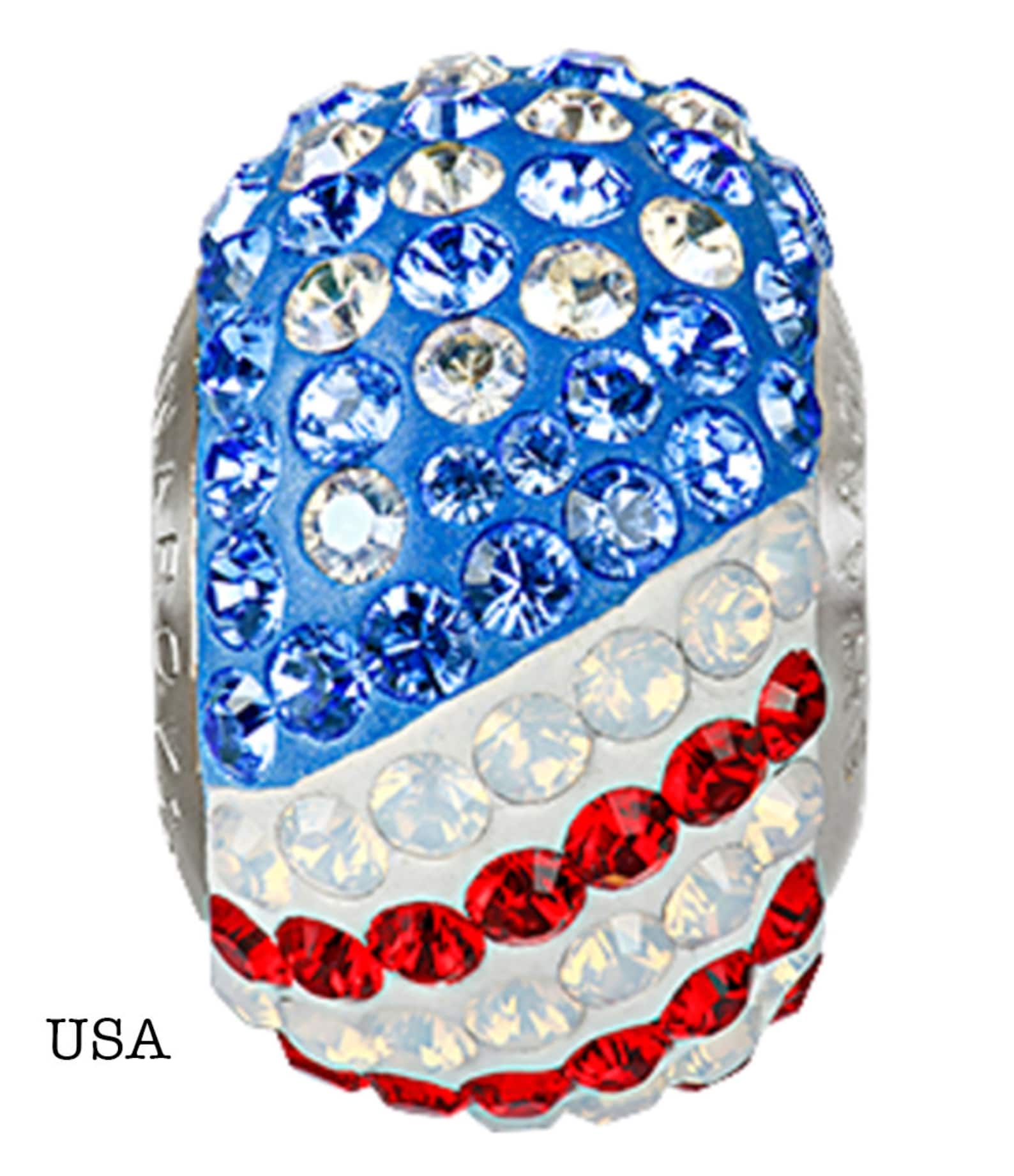 Pandora Beads Swarovski Becharmed Pave Crystal Country - Etsy