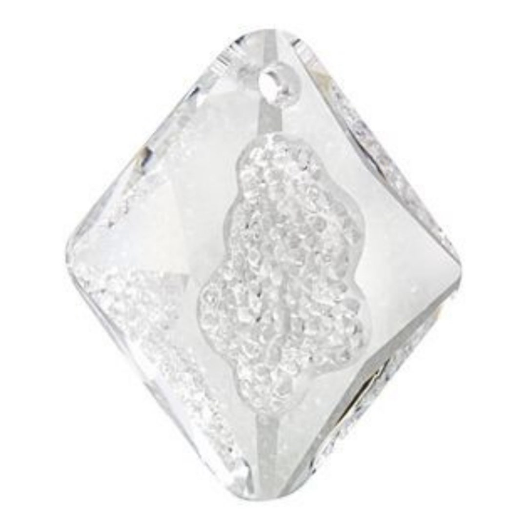 26mm, Swarovski, Growing Rhombus, Crystal, Pendant, 6926, Crystal Druzy ...
