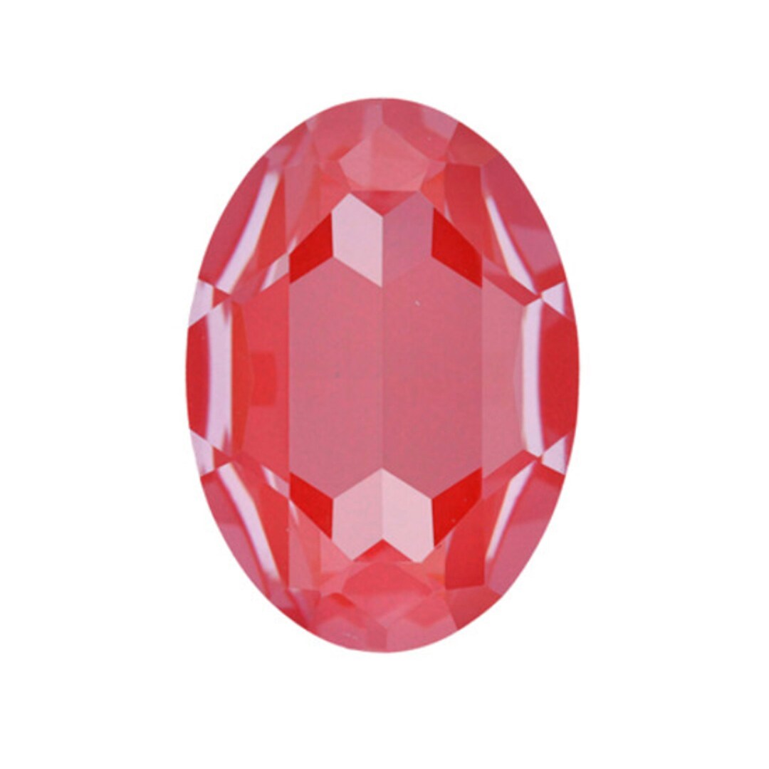 30mm Swarovski Oval Fancy Stone, Crystal Maroon Ignite, Style 4127 ...