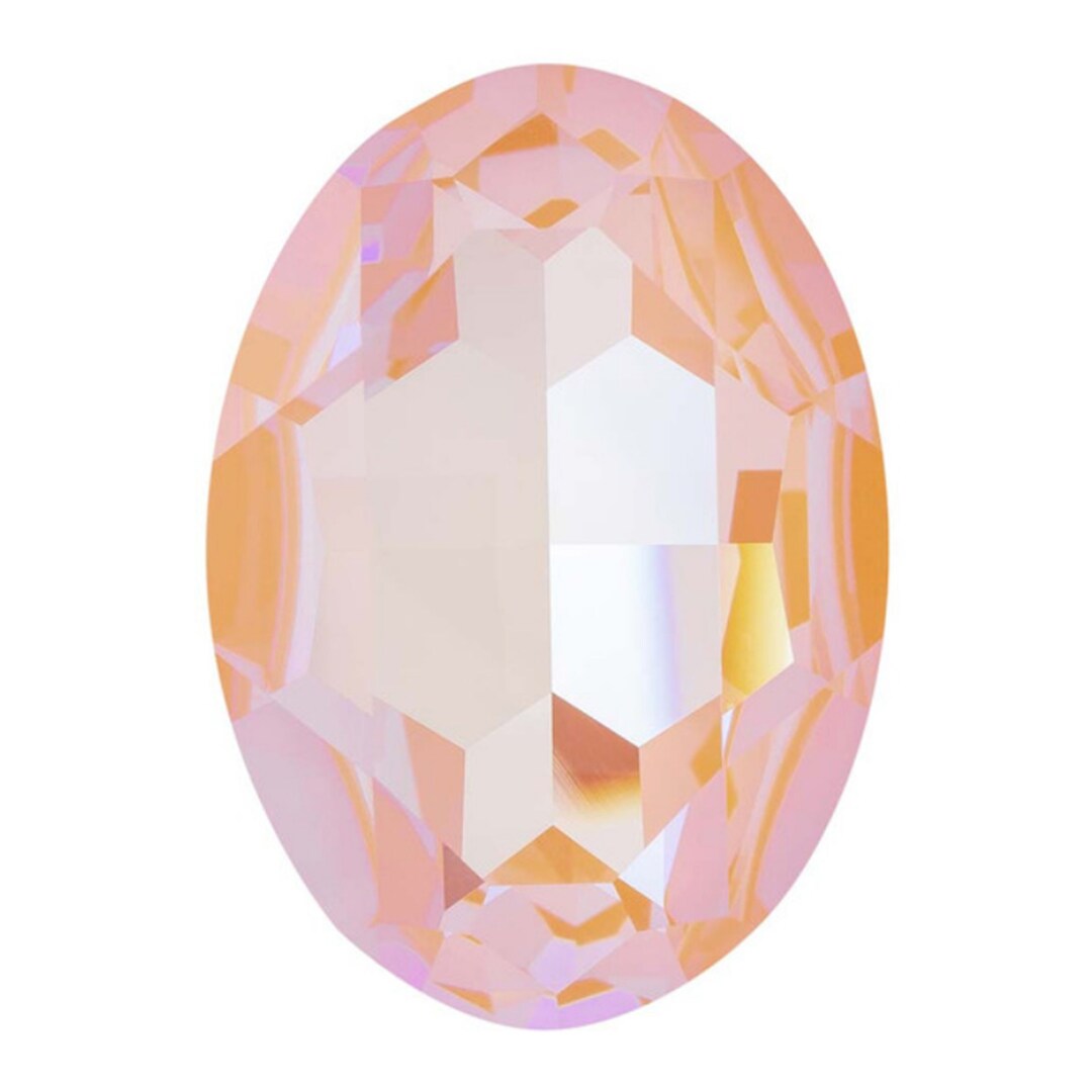 30x22mm, Swarovski Oval Fancy Stone, Peach Delite Style 4127, Oval ...