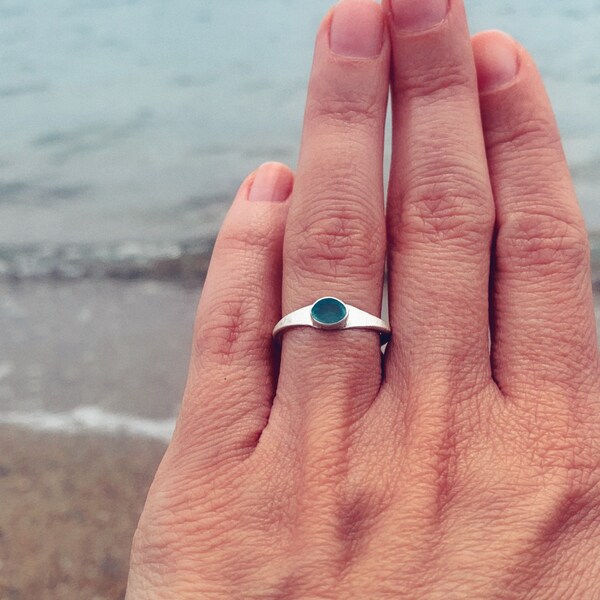 Sea Glass Ring - Etsy