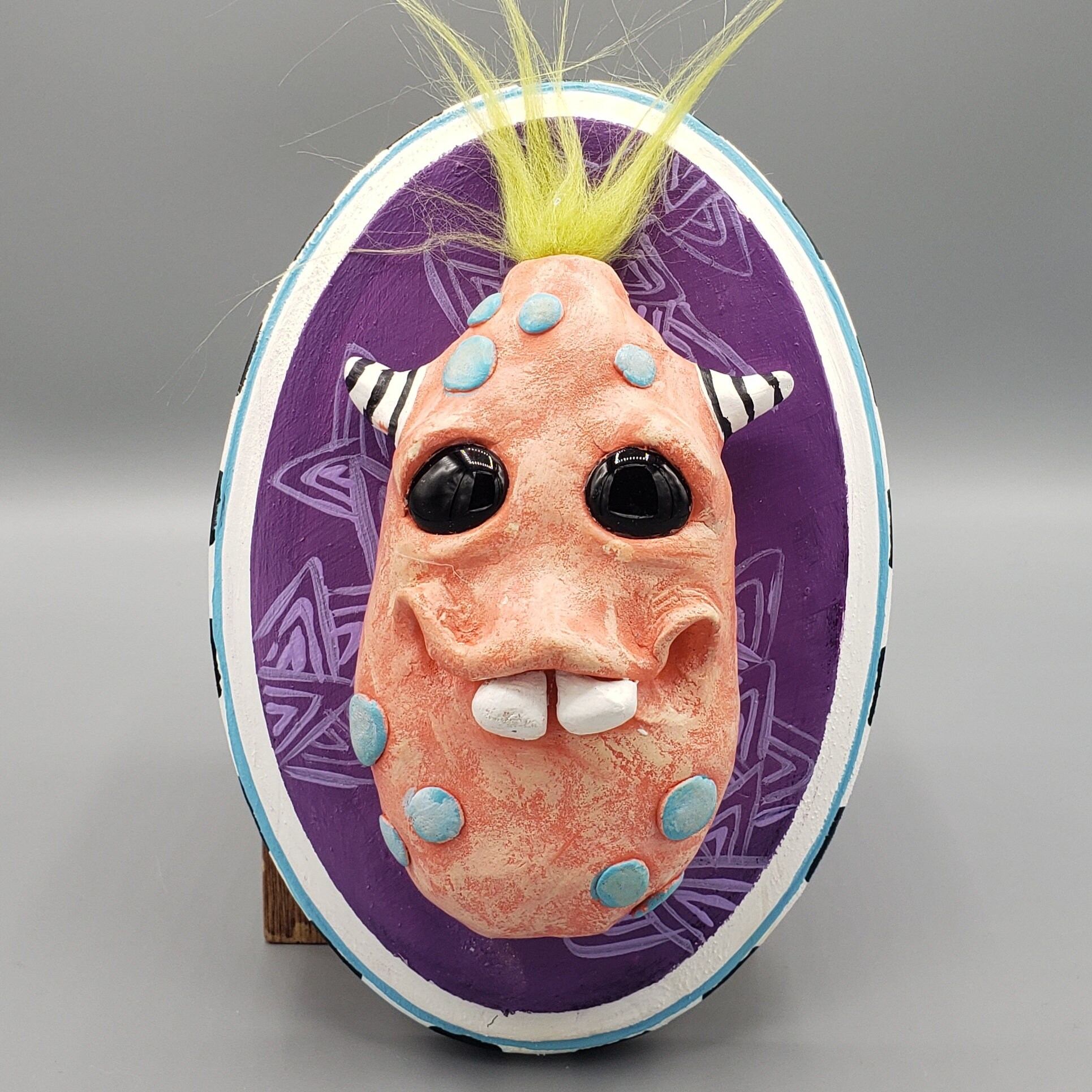 Wall Monsters Trophy Faux Taxidermy Monster Art Funny Crystal Sculpture ...