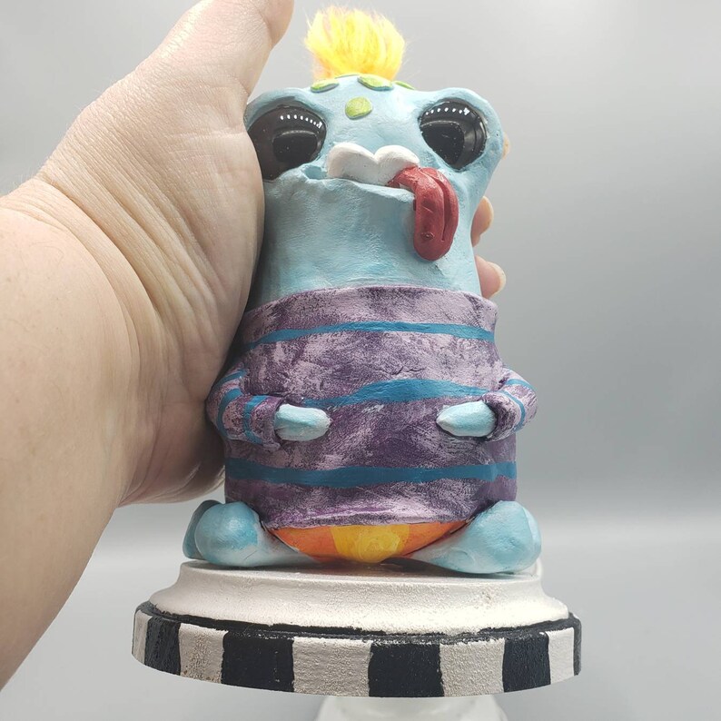 Mega Derp Monster Sculpture Air Dry Clay Art Toy Art Doll Funny Gift ...