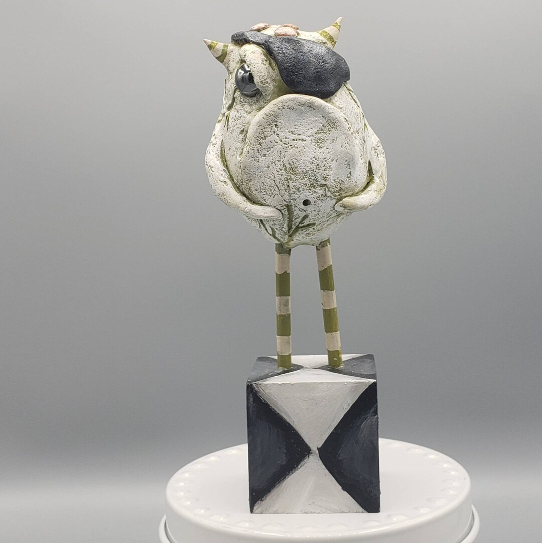 Rotten Egg Sculpture Clay Funny Deviled Egg Handmade Gift Artsplosion ...