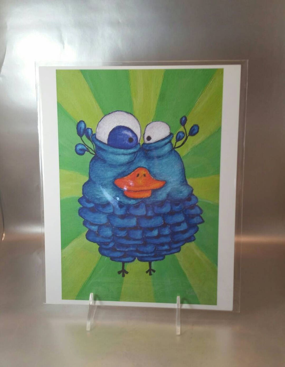 Polly print. Art Print. Bird Art. Funny Art. - Etsy