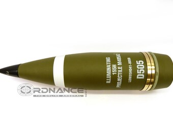 inert empty US 155mm M107 High Explosive Howitzer Projectile | Etsy